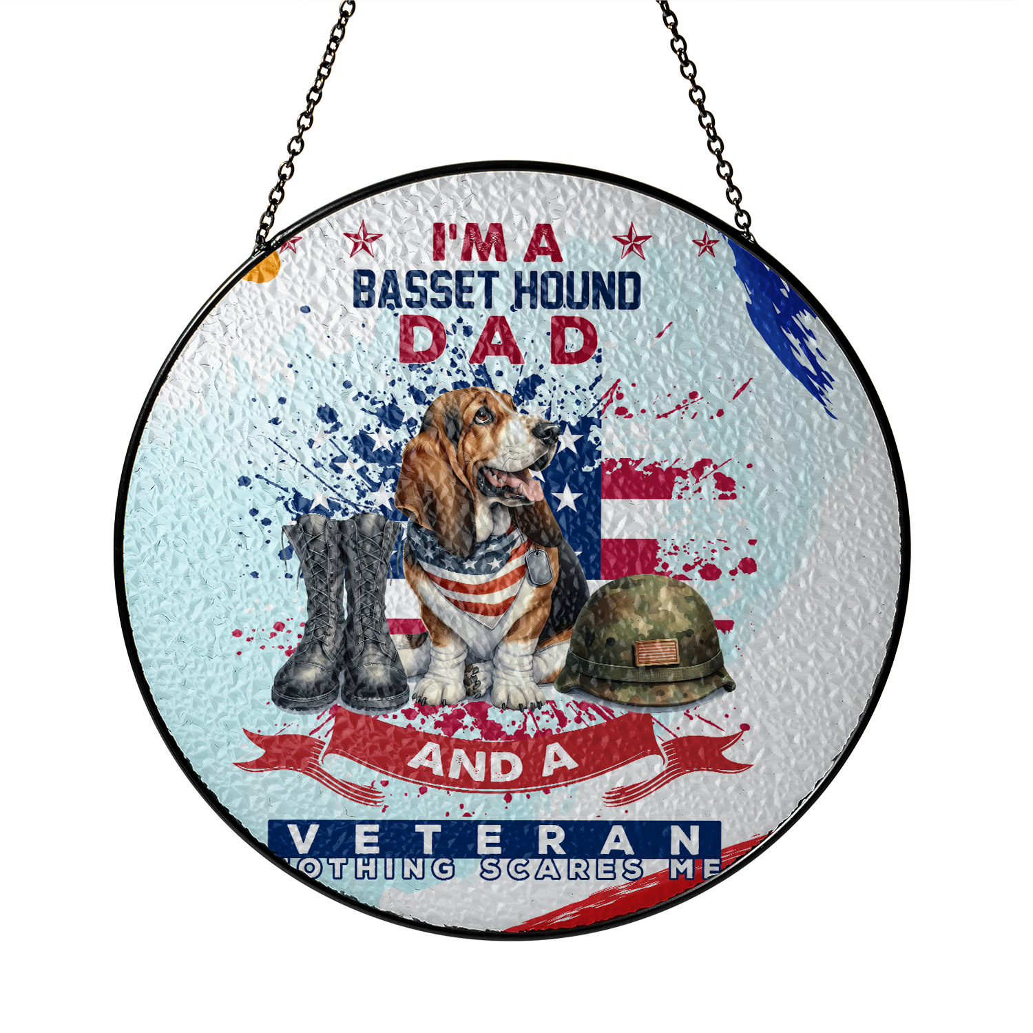 I'm a Basset Hound Dad and a Veteran, Nothing Scares me Happy Father's ...
