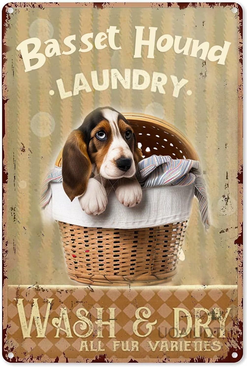 Basset Hound Diamond Art Painting Kits for Adults 5D Dog Laundry Wash ...