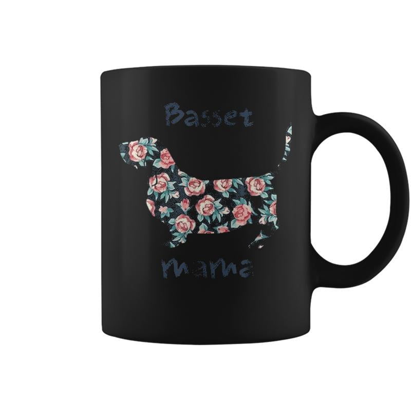 Basset Hound Gifts For Women Mama Mom Mother Grandma Coffee Mugs ...