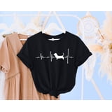 Basset Hound Love Heartbeats T Shirt Basset Hound Shirt Basset Hound ...