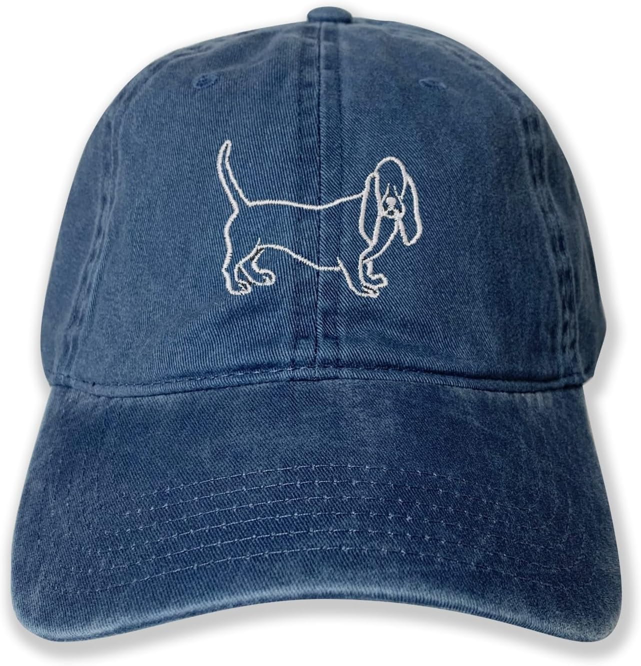 Basset Hound Outline Hat Shepherd Cap Dog Cap Dog Hat Dad Unisex ...
