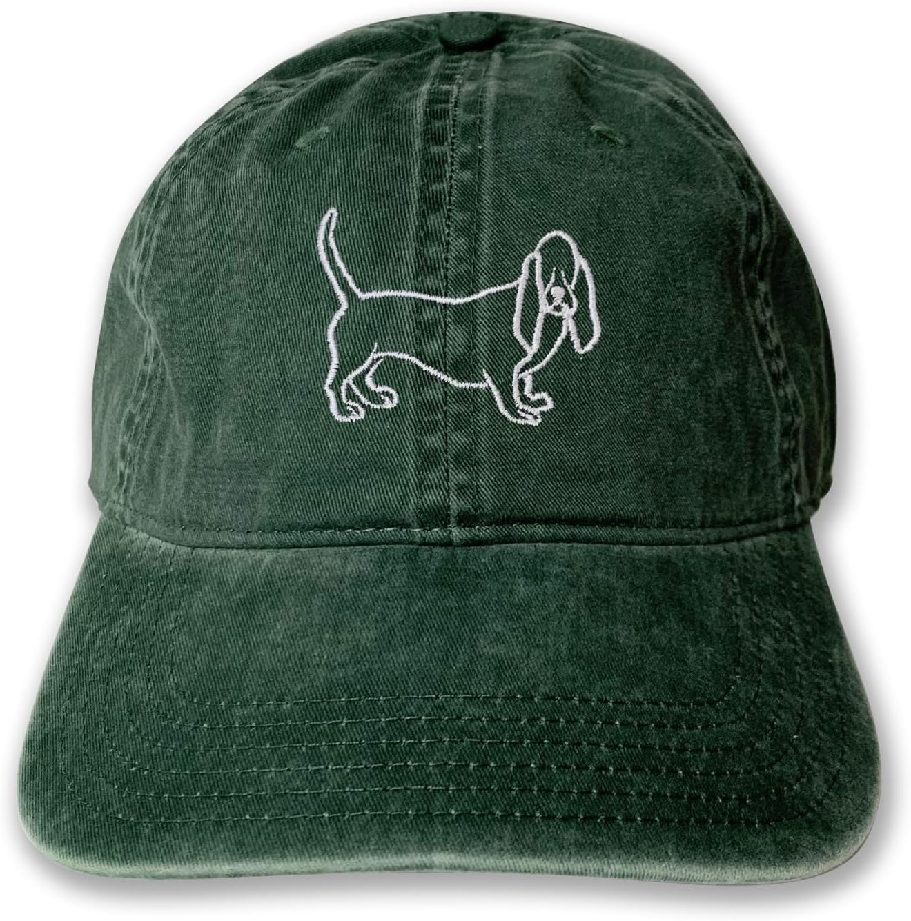 Basset Hound Outline Hat Shepherd Cap Dog Cap Dog Hat Dad Unisex ...
