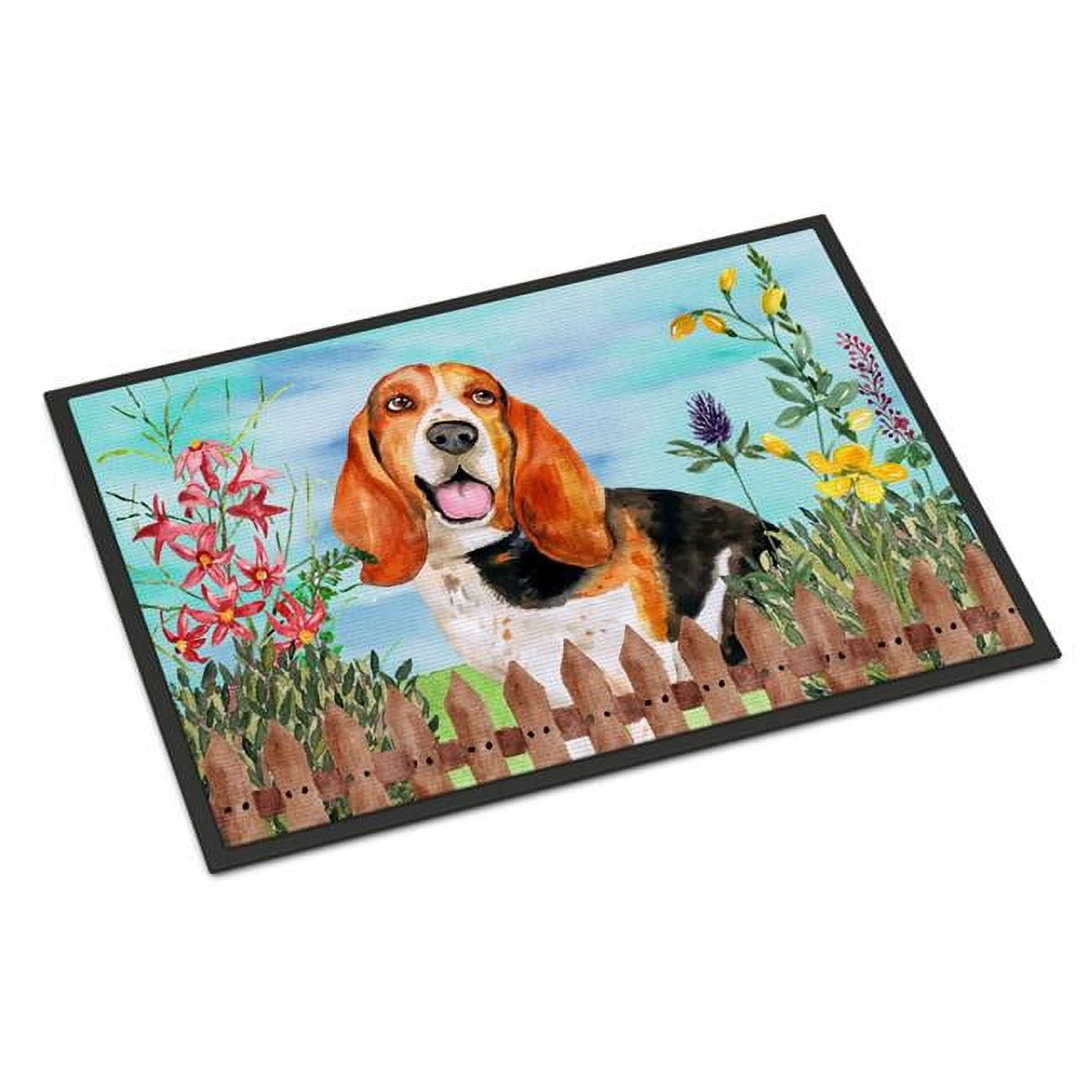 Basset Hound Spring Indoor or Outdoor Mat - 24 x 36 in. - Walmart.com