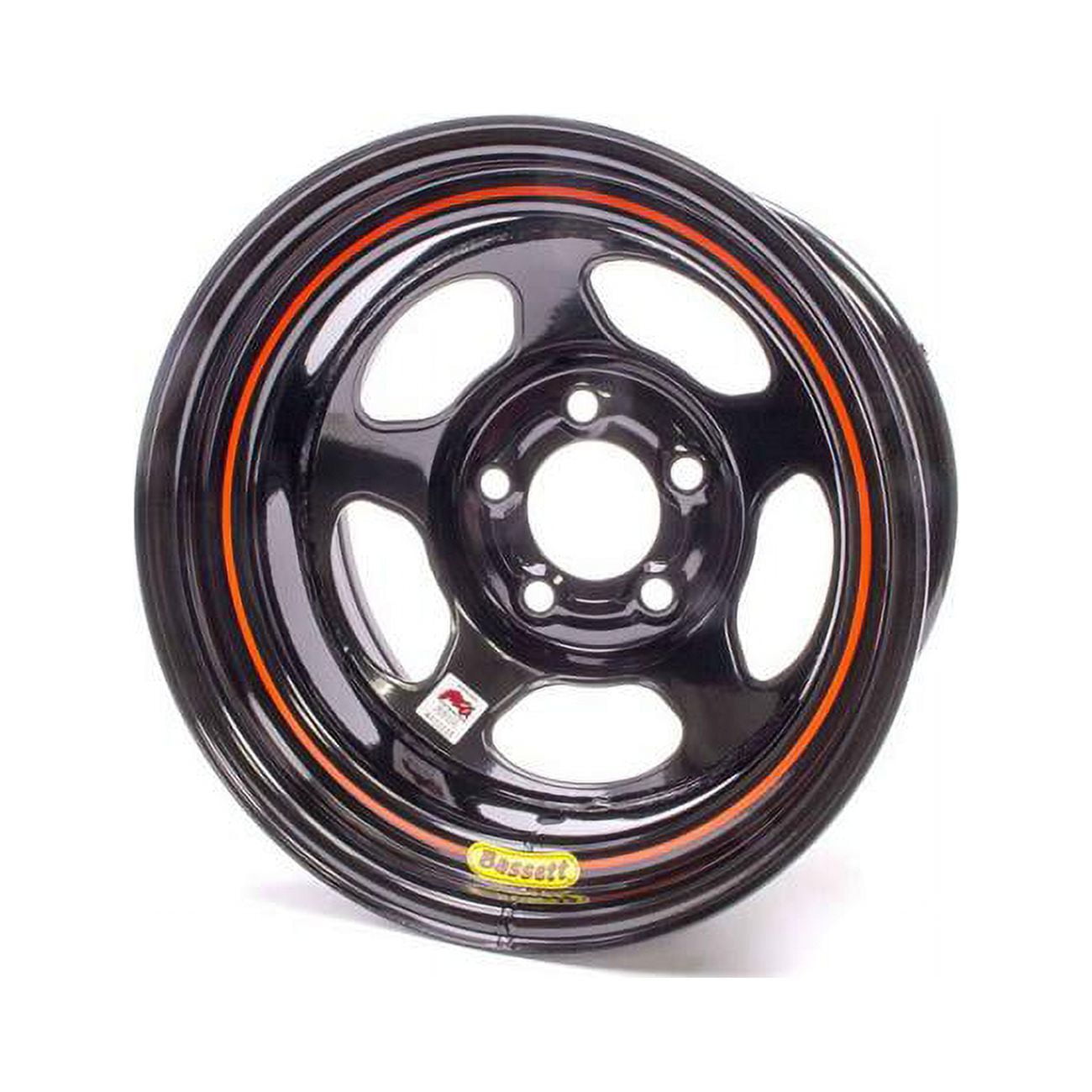 Bassett 50L54 Inertia Advantage Wheel - 15 x 10 in. - 5 x 5 in. - Black ...