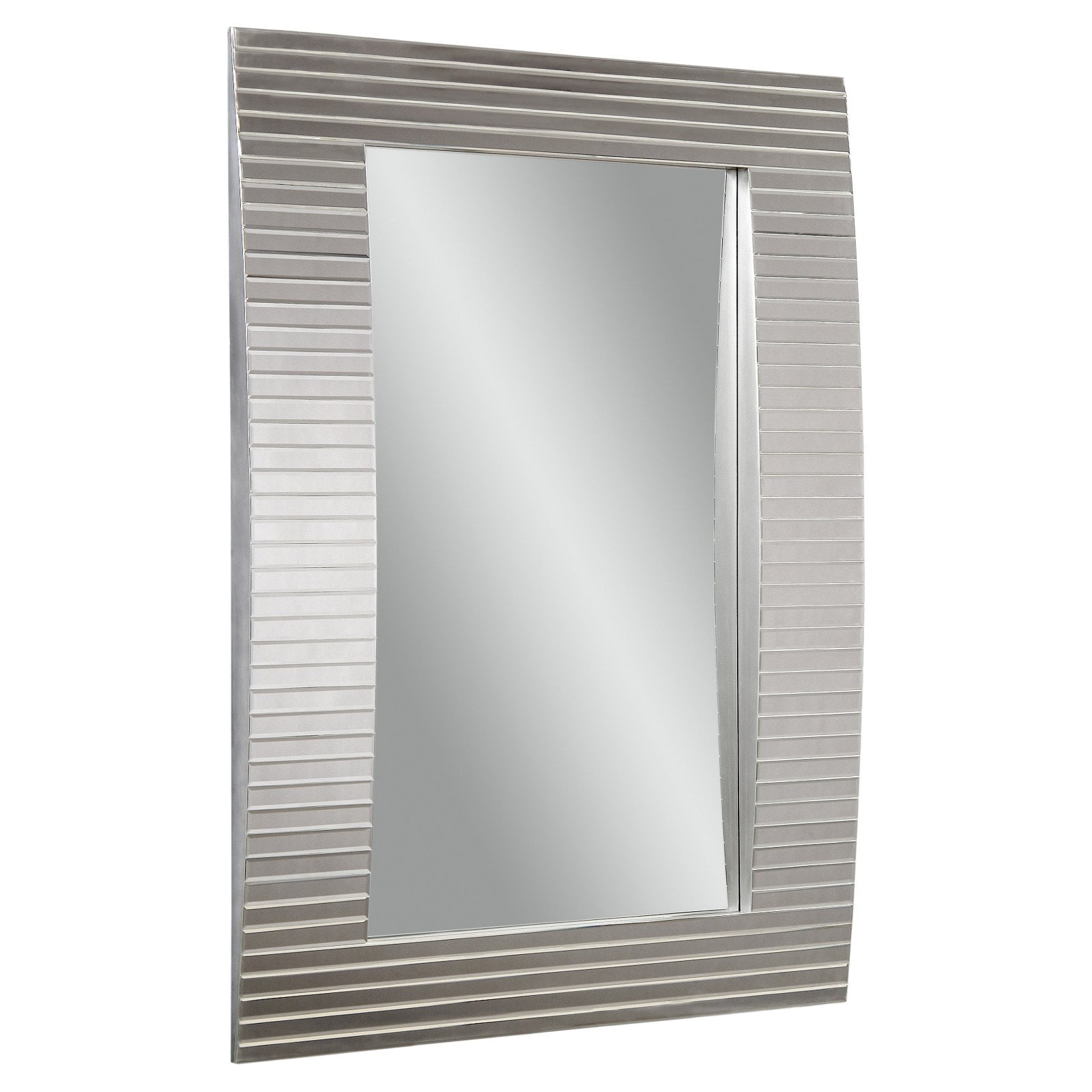 Bassett Mirror Mdf Tambour Wall Mirror With Silver Finish M3422BEC ...