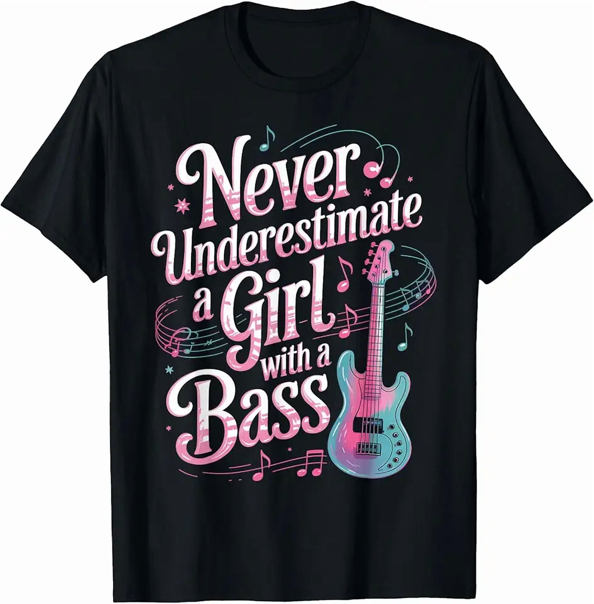 Bassist Musician Music Note Graphic Short Sleeve Unisex T-Shirt ...