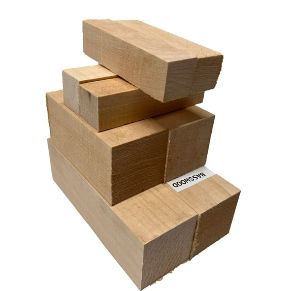 Basswood Carving Blocks 8 Piece Set Whitlling Blocks | Carving Blocks ...