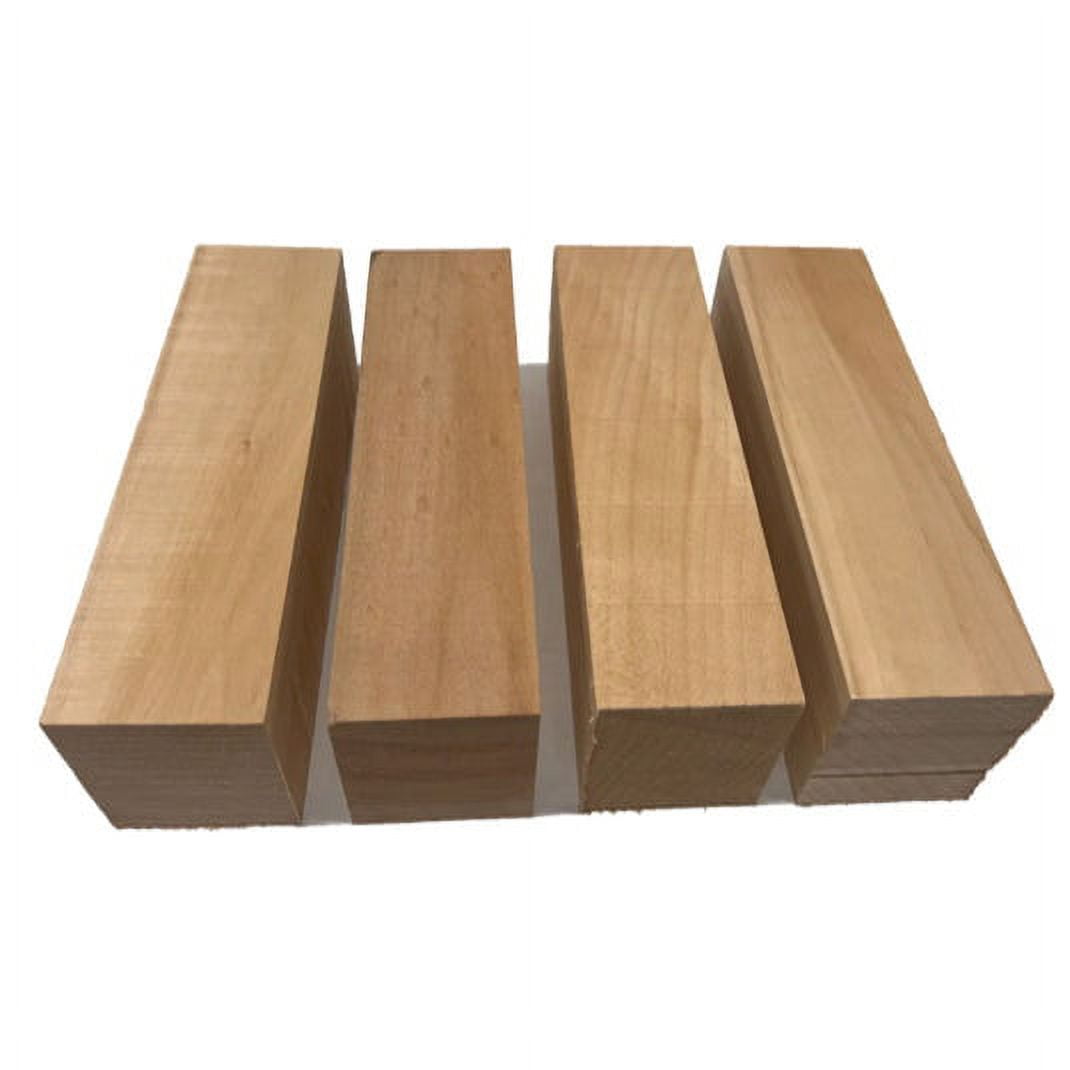 Basswood Carving Blocks - 8" x 2-3/8" x 2.5" (4 Piece) Whitlling Blocks ...