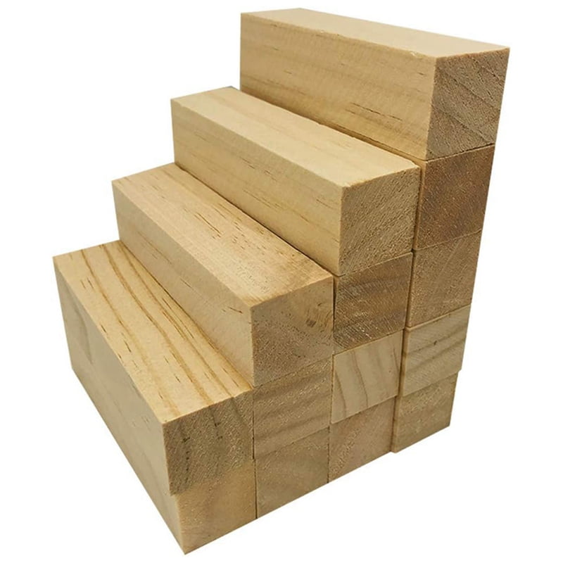 Basswood Carving Kits, Unfinished Wood Blocks for Wood Carving, Wood ...