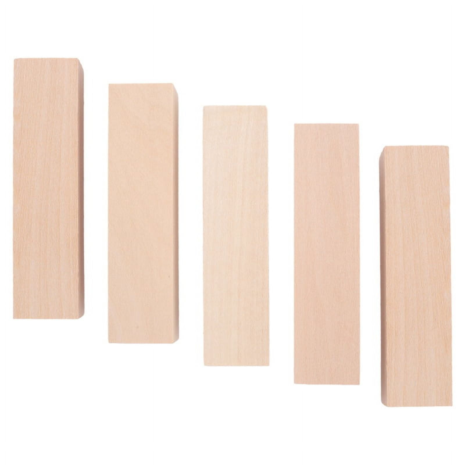 Basswood Carving Wood Natural Blanks Balsa Wood for Carving Wood Blocks ...