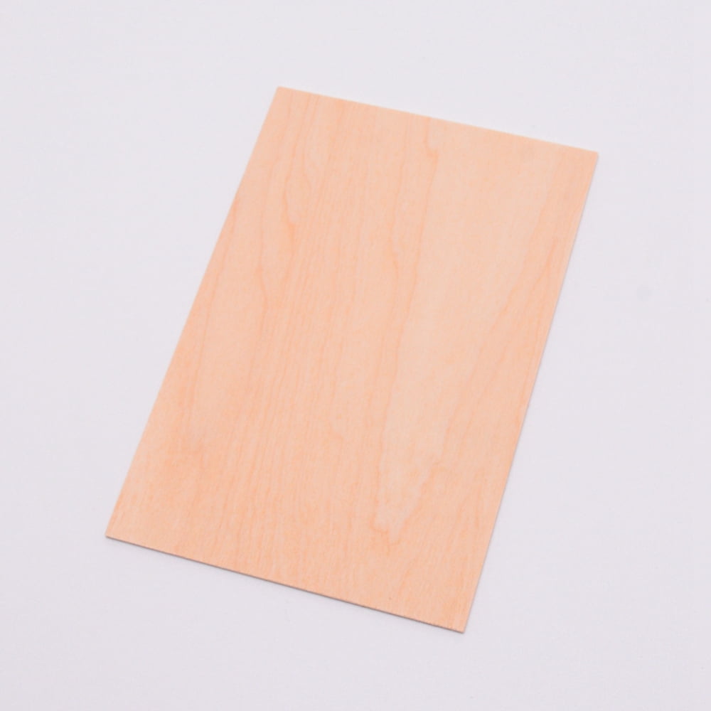 Basswood Plywood Rectangle BurlyWood 100x150x2mm for DIY - Walmart.com