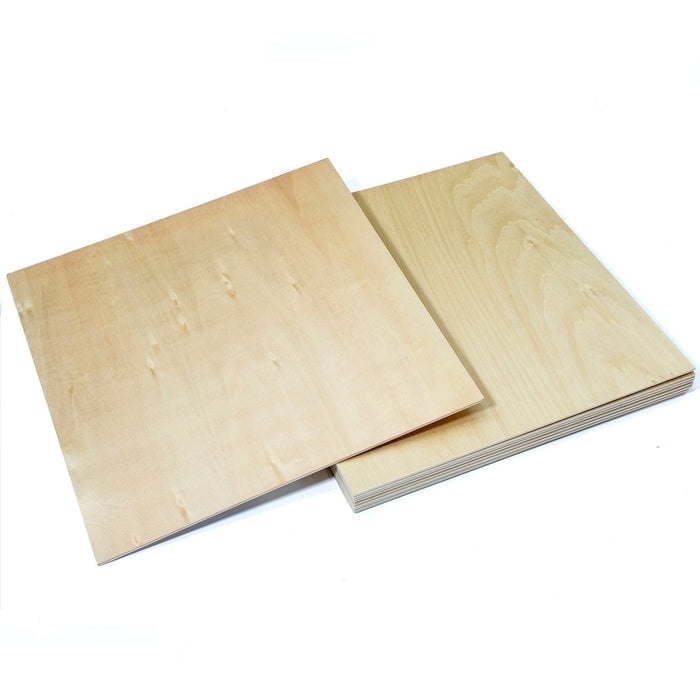 Basswood Plywood Sheets 1/8 Inch – 12x12 Finished Wood Sheets for ...