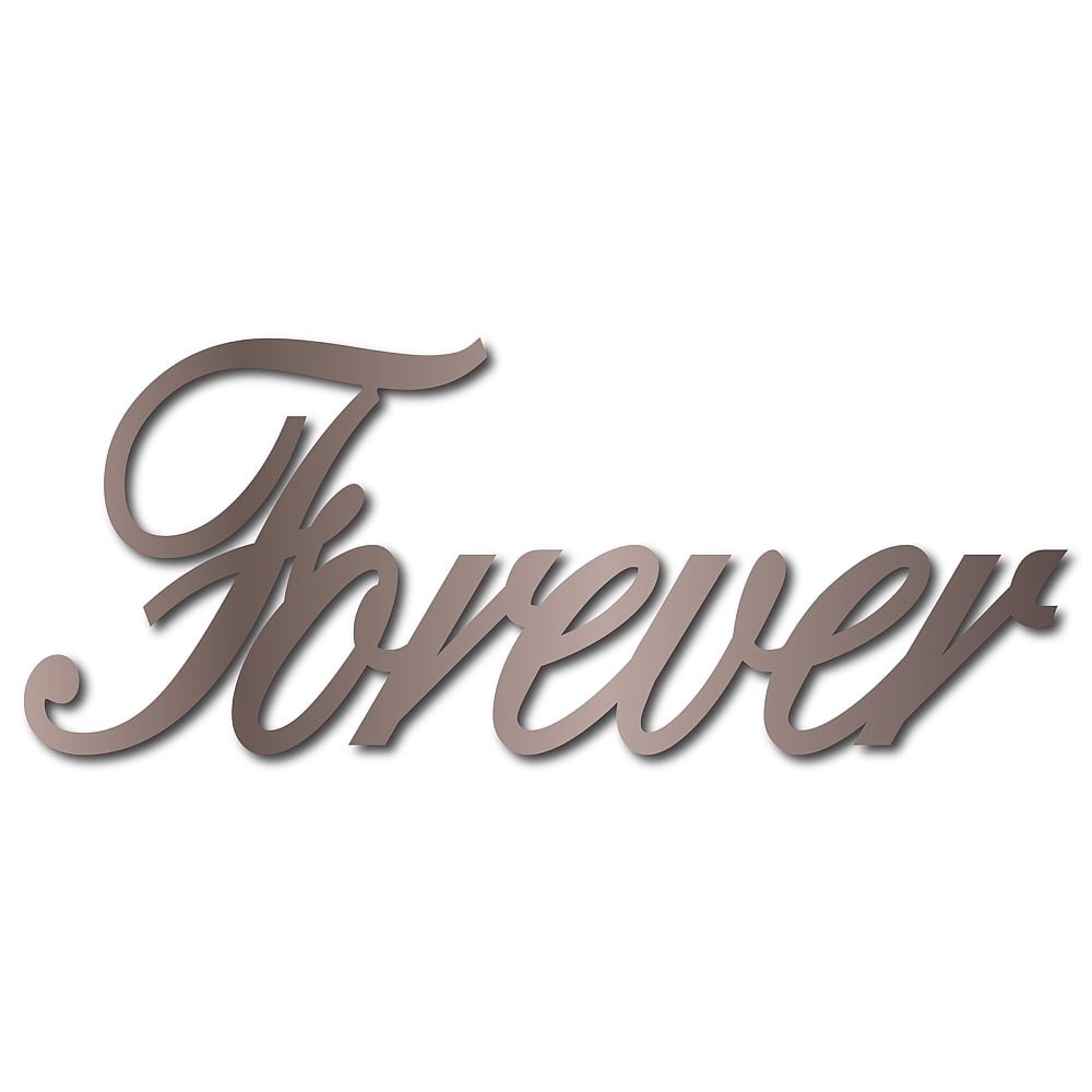 Basswood Wall Sculpture Wooden Wall Art Home Decor Word Forever Camel ...