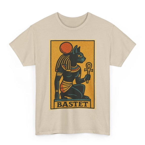 Bastet Cat Goddess Retro Comic Egyptian T-Shirt - Walmart.com