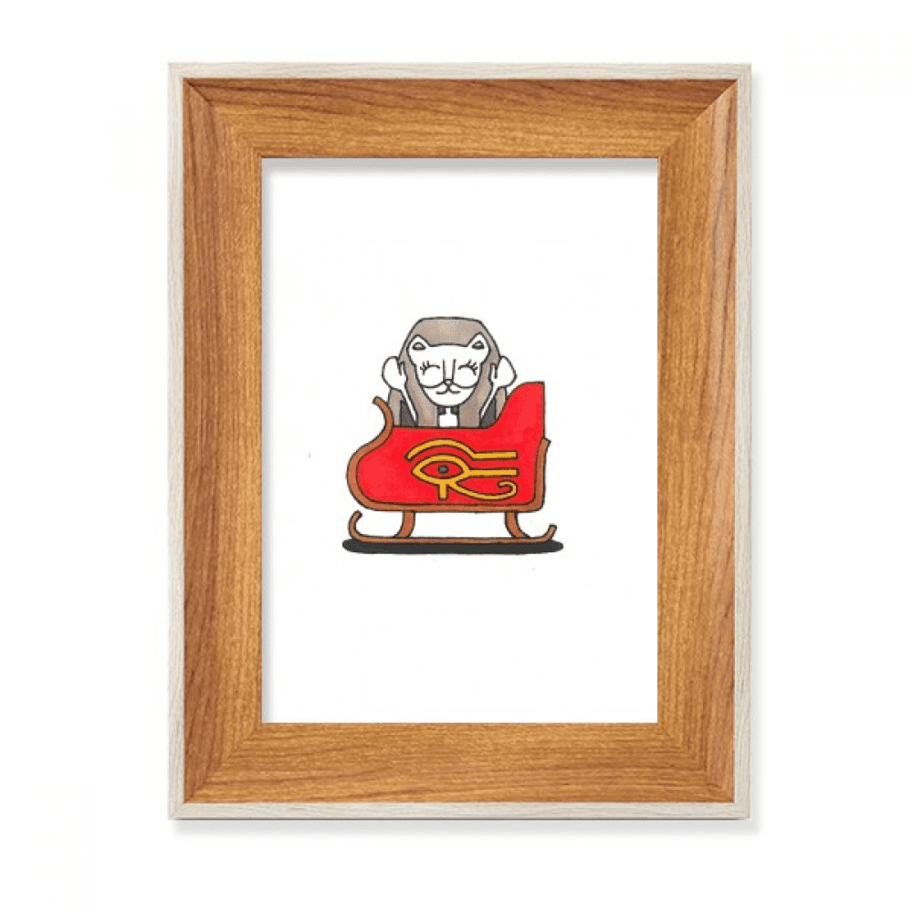 Bastet Egypt mas Sled Desktop Wooden Photo Frame Display Picture Art ...