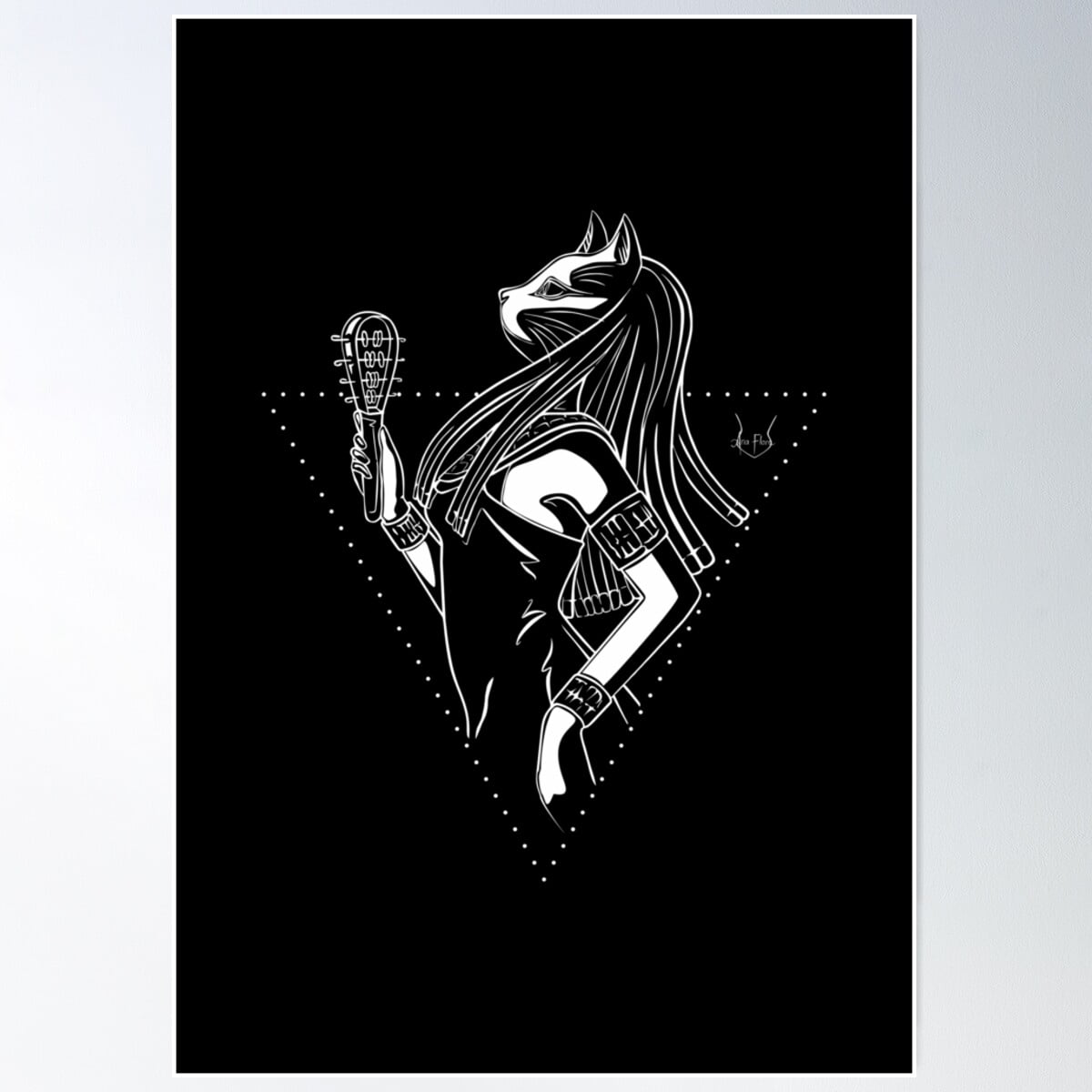 Bastet Poster Wall Art, Modern Wall Decor For Living Room Bedroom ...