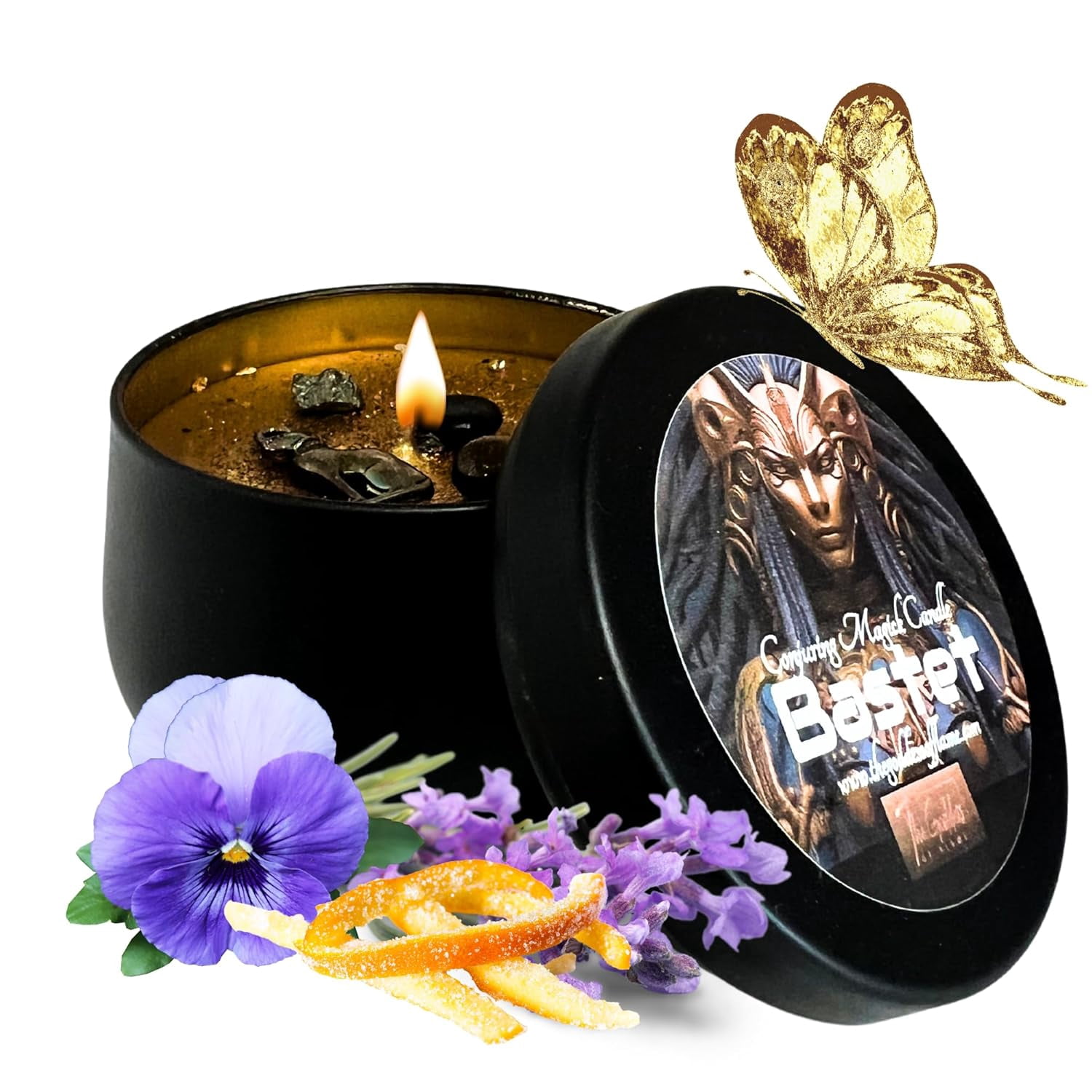 Bastet Spiritual Offering Candle for Protection, Femininity, Fertility ...