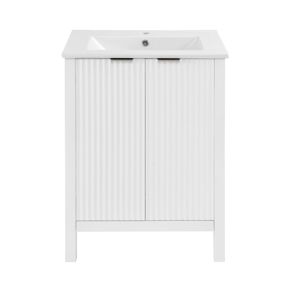 Bastille 24" Bathroom Vanity in White - Walmart.com