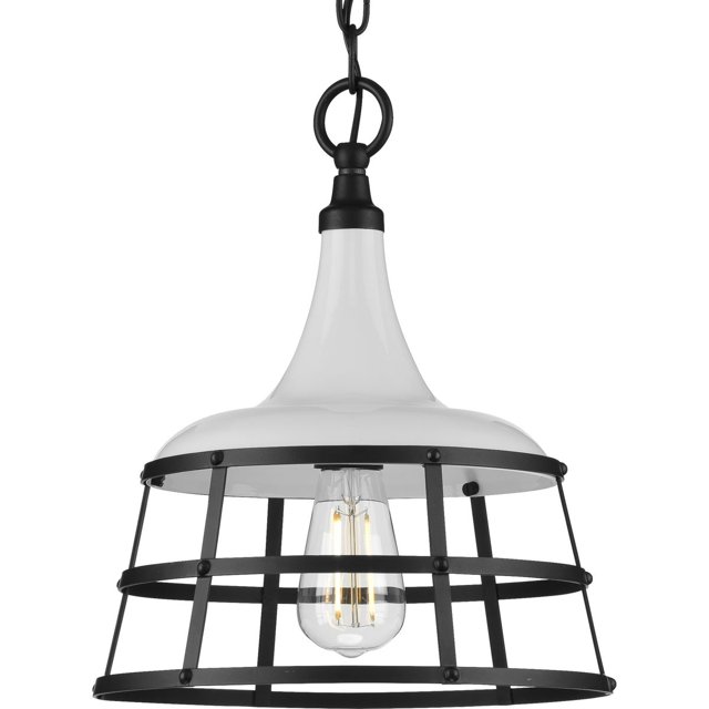 Bastille Collection One-Light White Coastal Pendant Light - Walmart.com