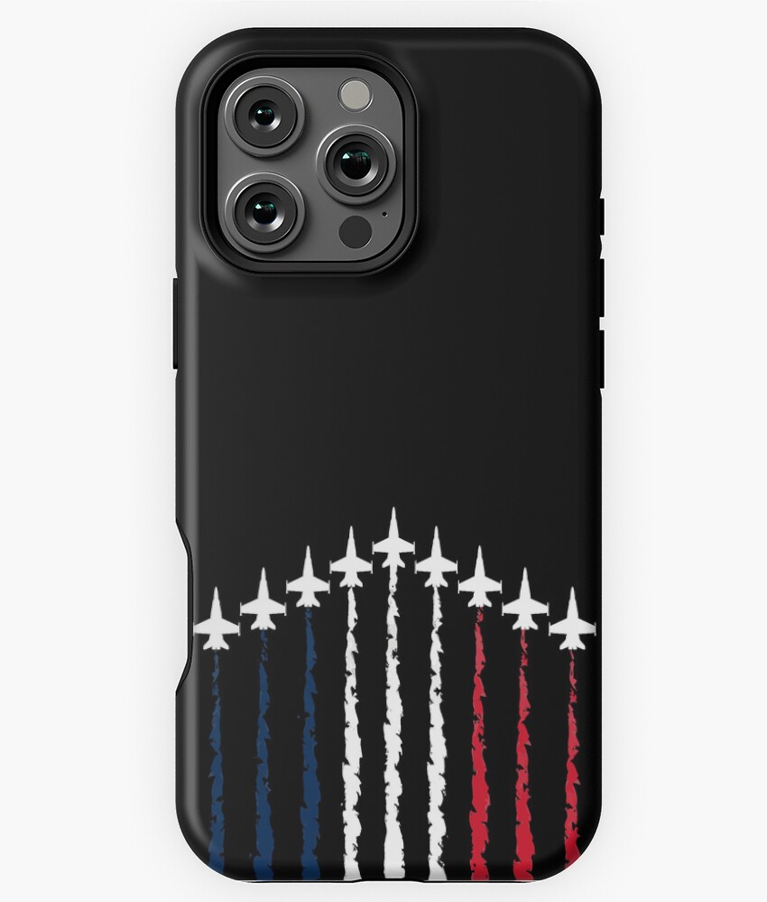 Bastille Day France Tricolore Jets Phone Case for iPhone 16 15 14 13 12 ...
