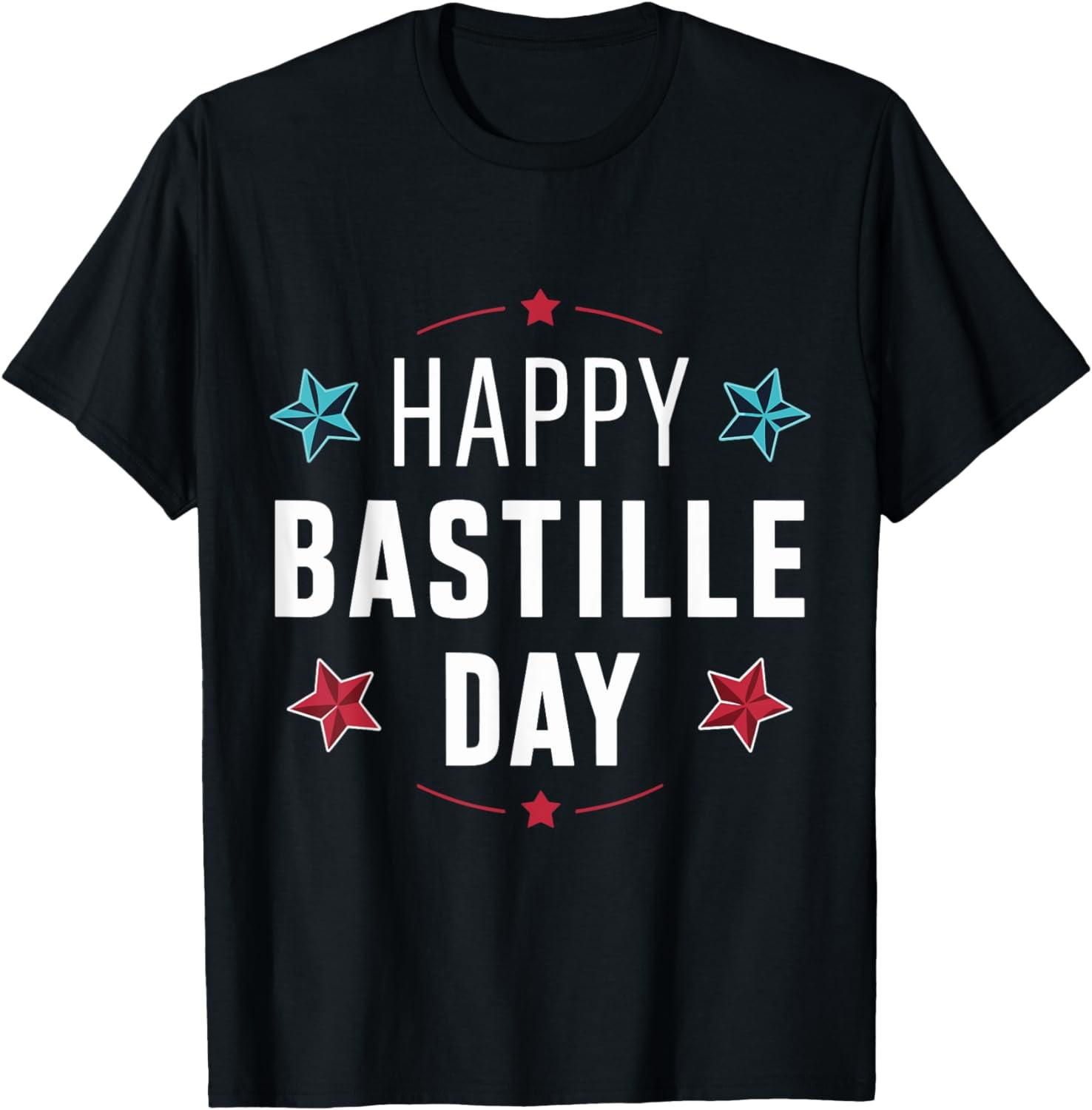 Bastille Day Happy 14th July France Patriotic Eiffel Tower T-Shirt ...