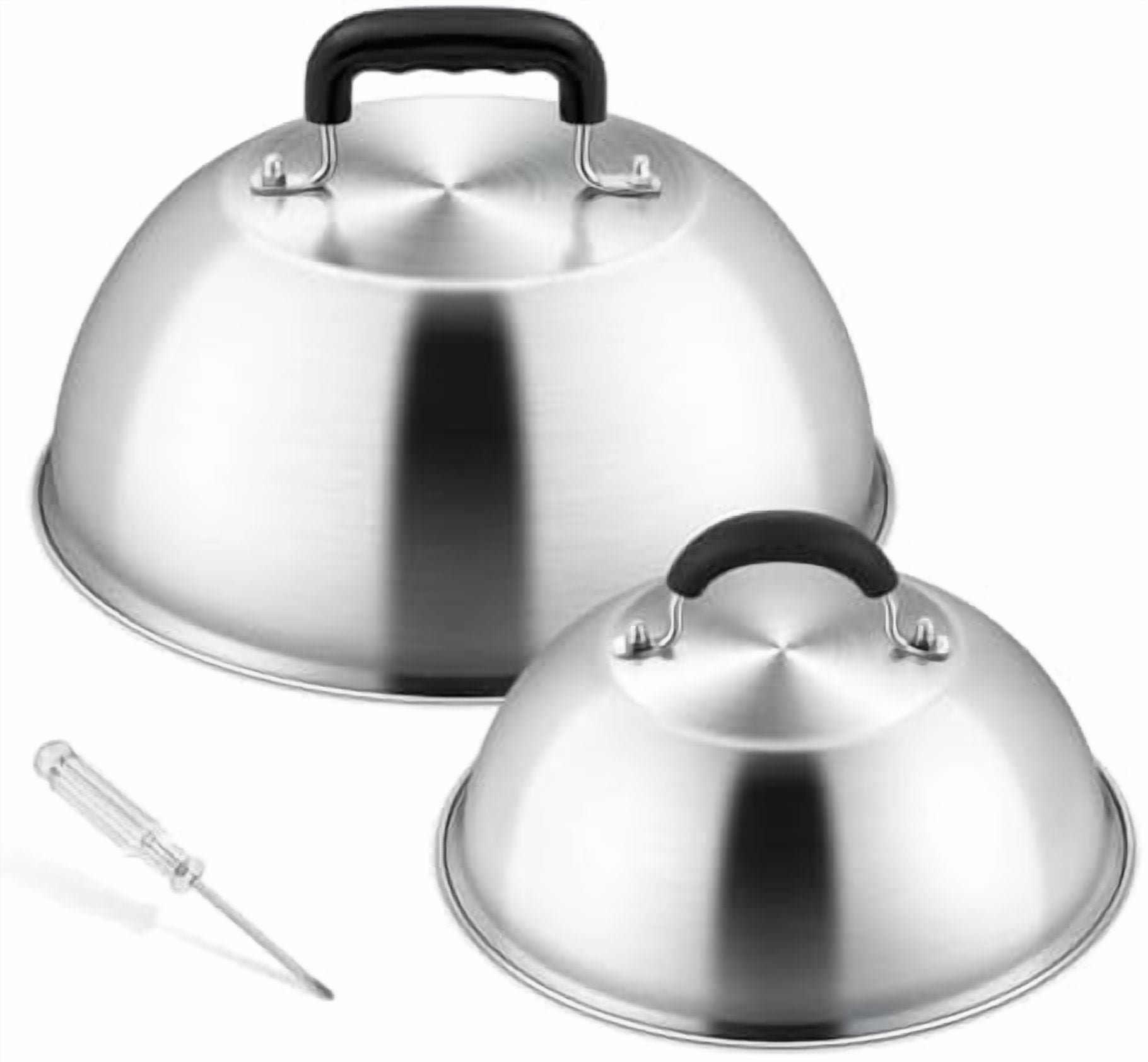 Basting Cover for Griddle(12In & 9In), Cheese Melting Dome Large Round ...