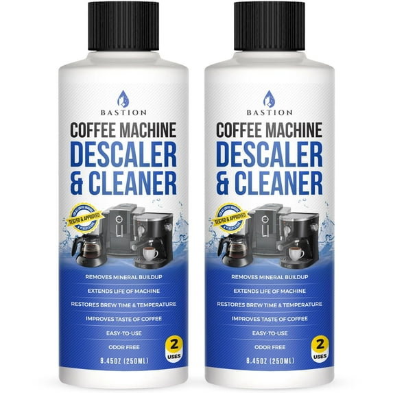 Bastion Coffee Maker Descaler, Universal Descaling Solution, Removes Mineral and Limescale ...