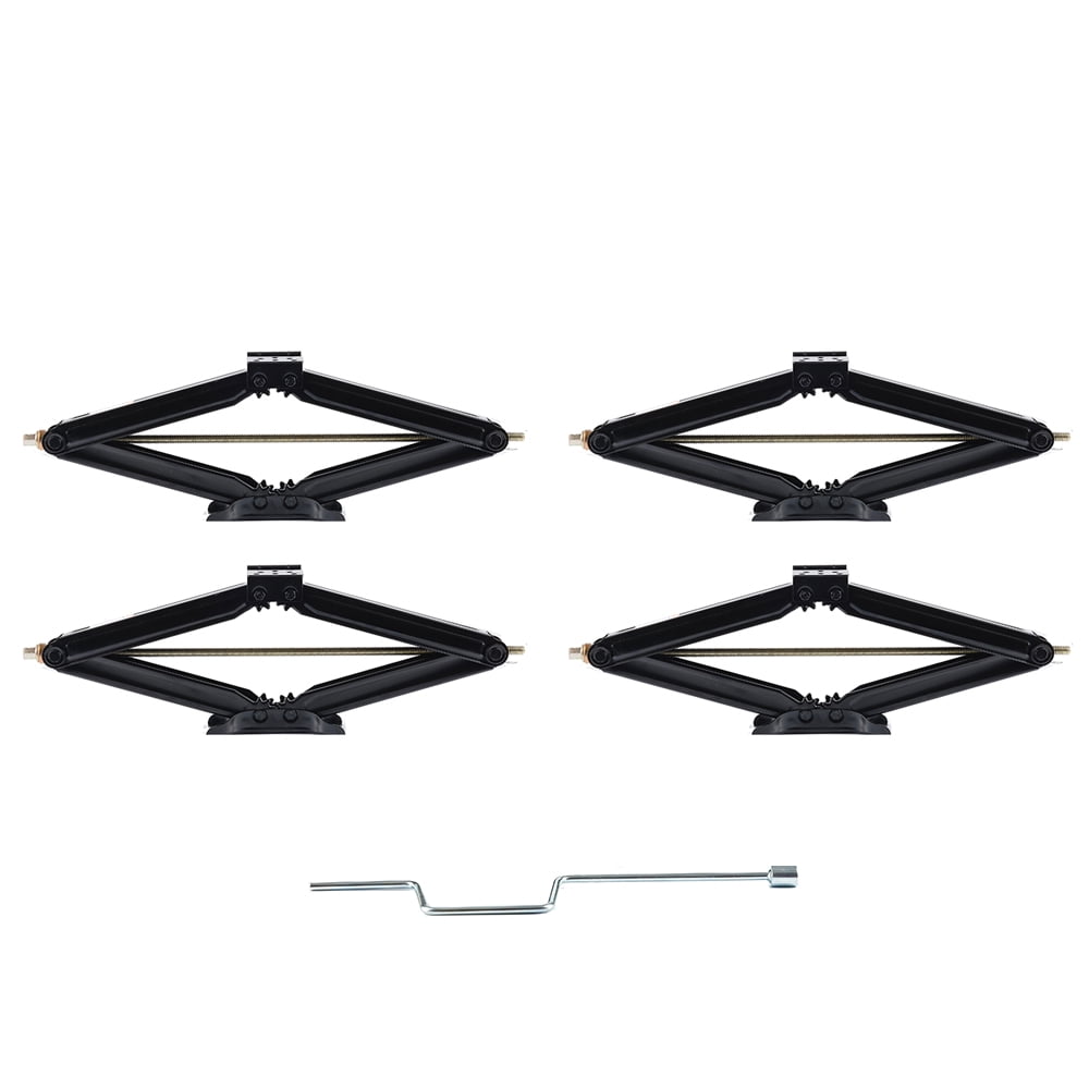 Bastion 30" Scissor Jacks with Crank Handle, 5000lb Capacity ...