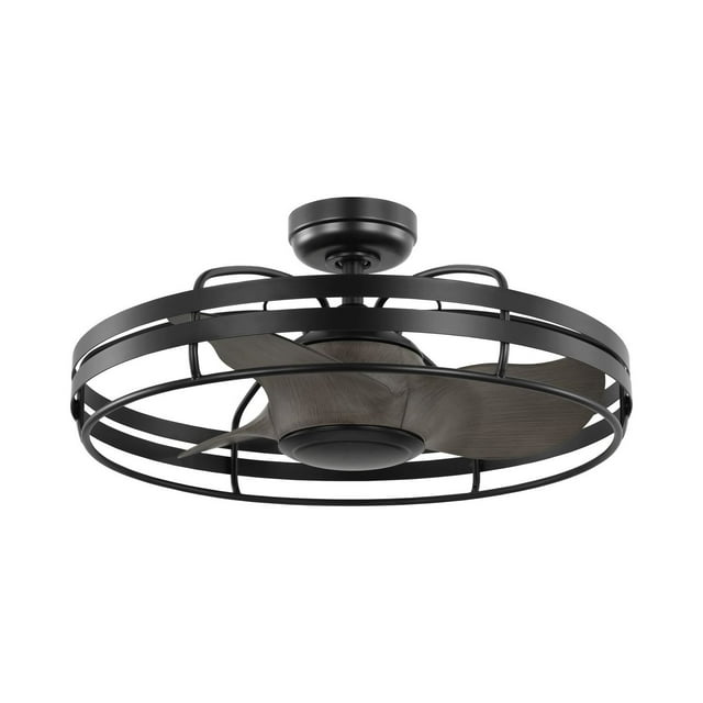 Bastrop Collection 26 in. Three-Blade Matte Black Transitional Ceiling ...