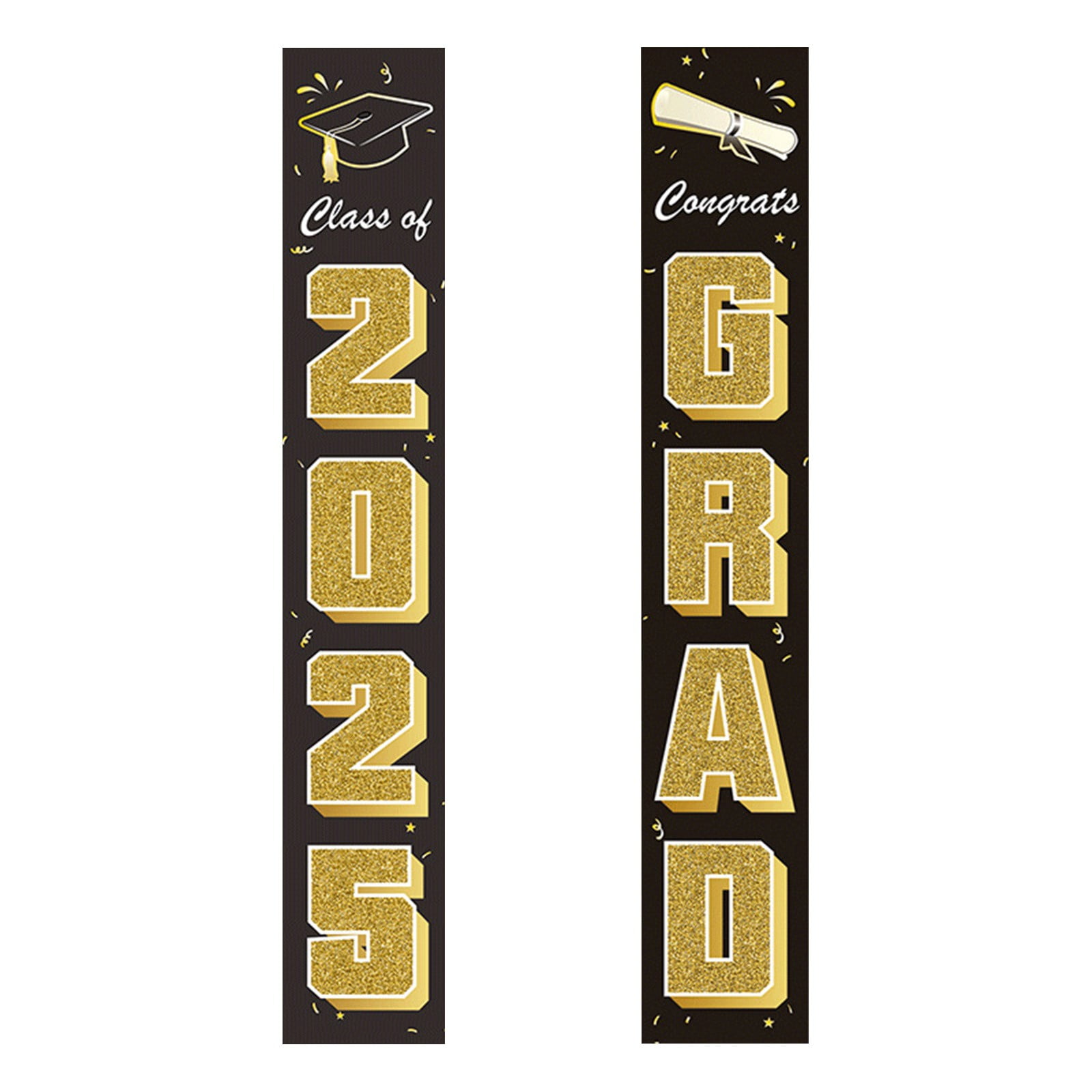 Basysin 2025 Graduation Decorations 70*11Inch Congratulations Banner ...