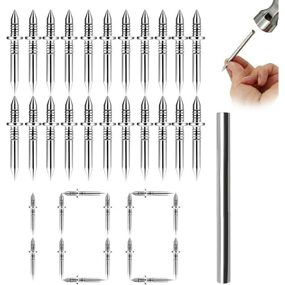 Basysin 2026 New Double Headed Skirting Nails, Invisible Fasteners ...