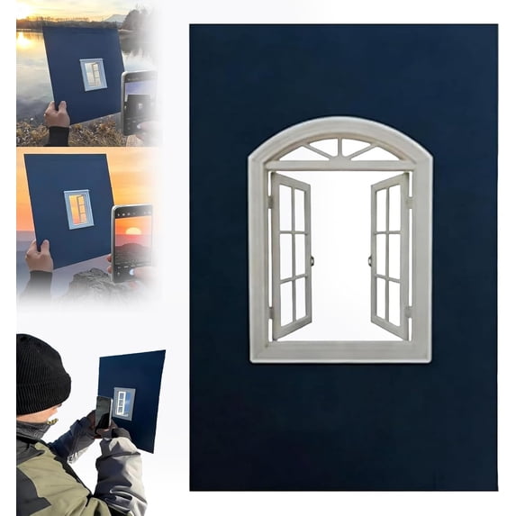 Basysin Creative Window Props, Window New Frame Travel Photo Prop ...