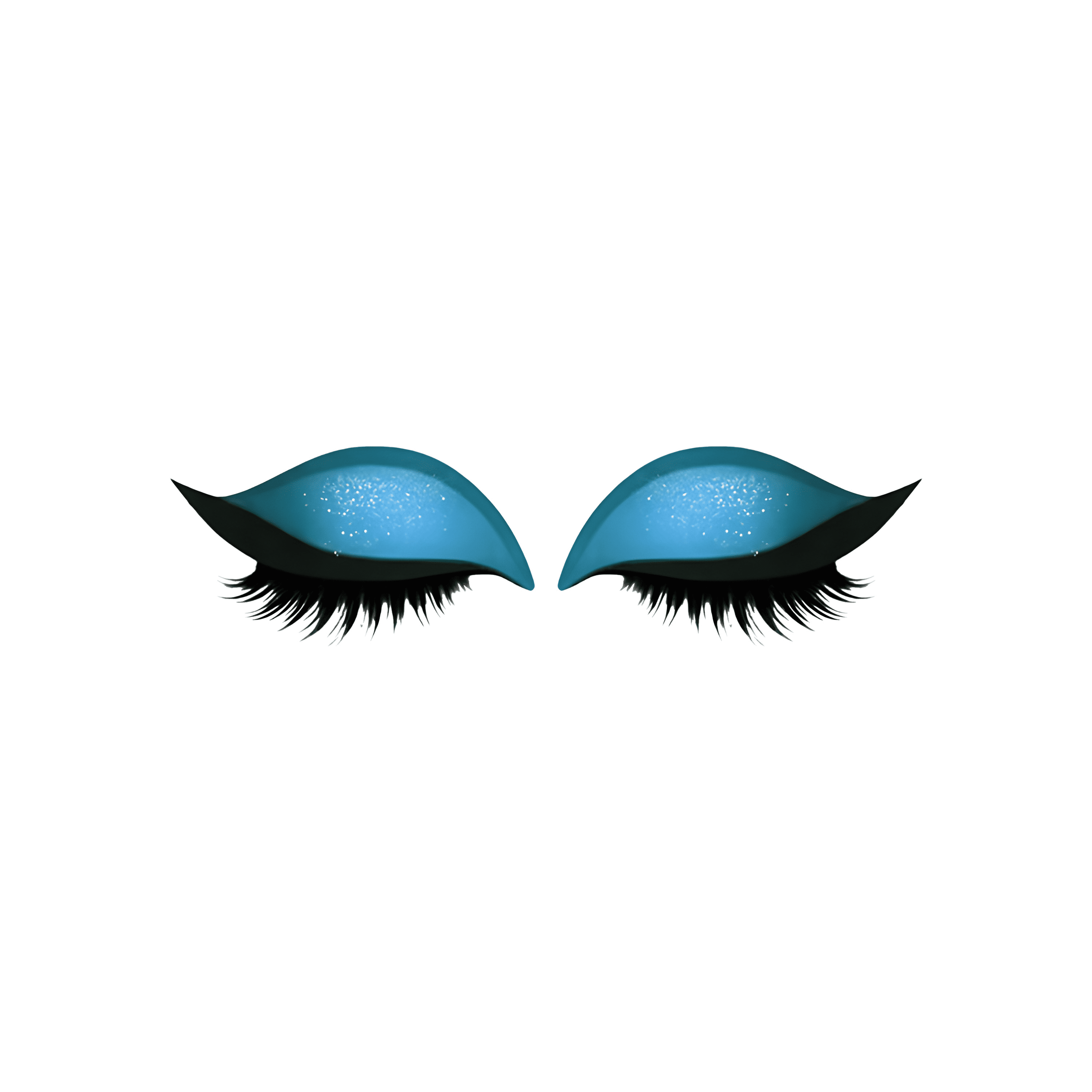 Basysin Lazy Eye Shadow Eyelash Patch, Lazy Eyelash Stickers, Reusable ...