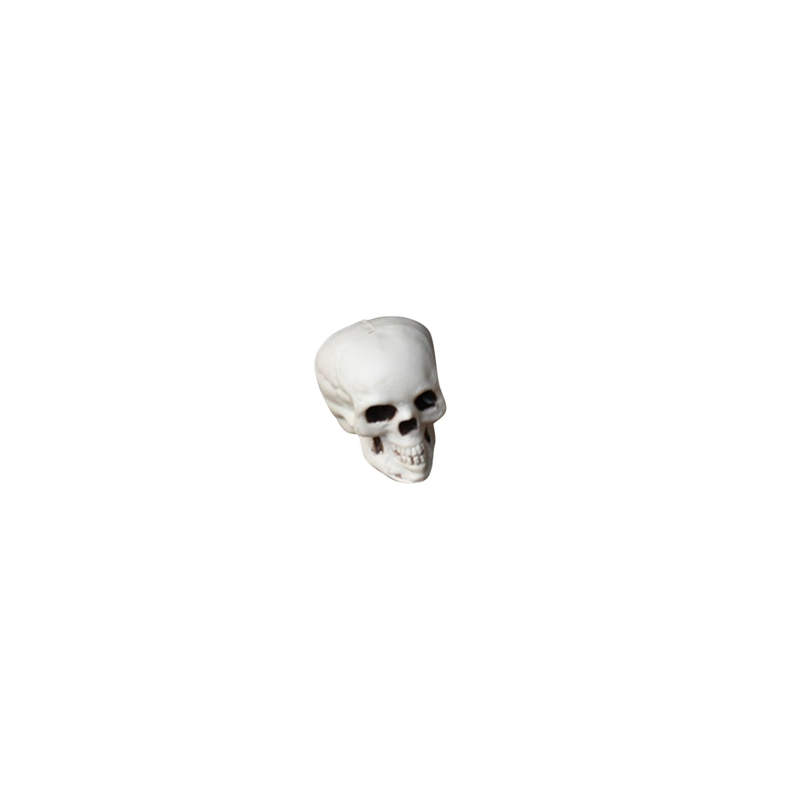 Basysin Life Size Skeleton Skull Skeleton Head Table Decor, Halloween ...