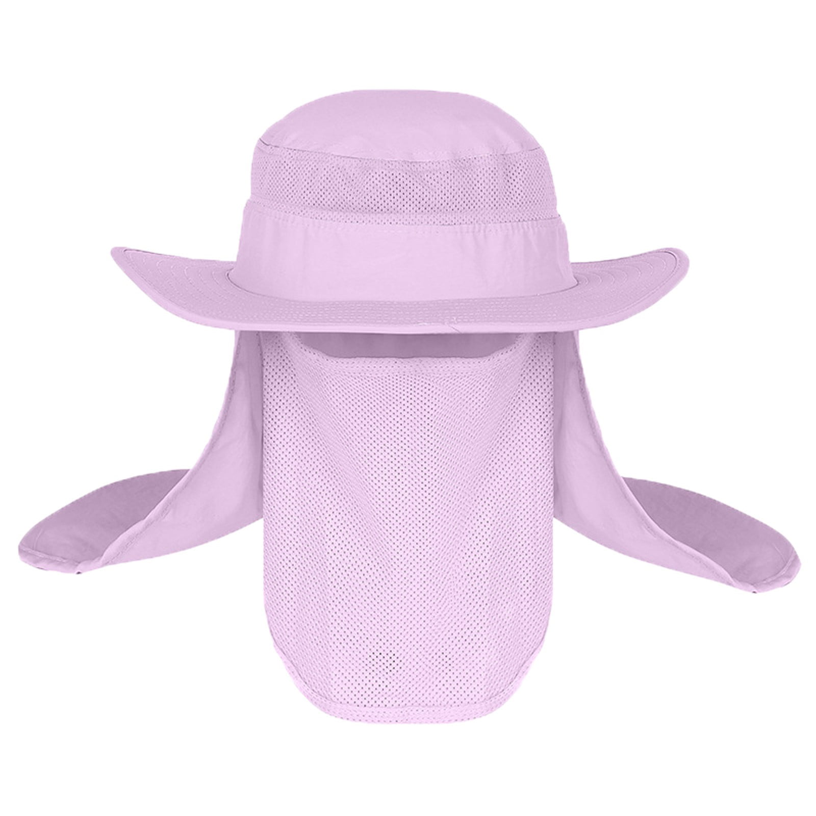 Basysin UPF 50+ Sun Hats for Men Women, Wide Brim & Face Neck Flap ...