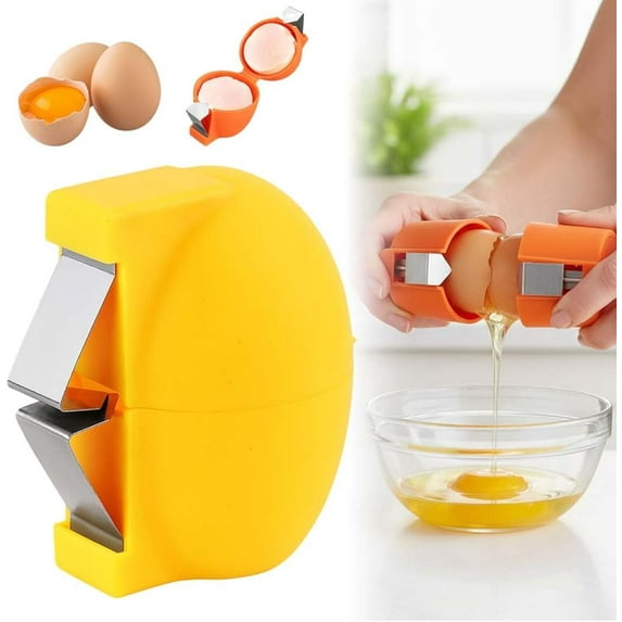 Basysin Upgrade Egg Shell Opener Egg Cracker Tool, Eggs Separator Tools ...