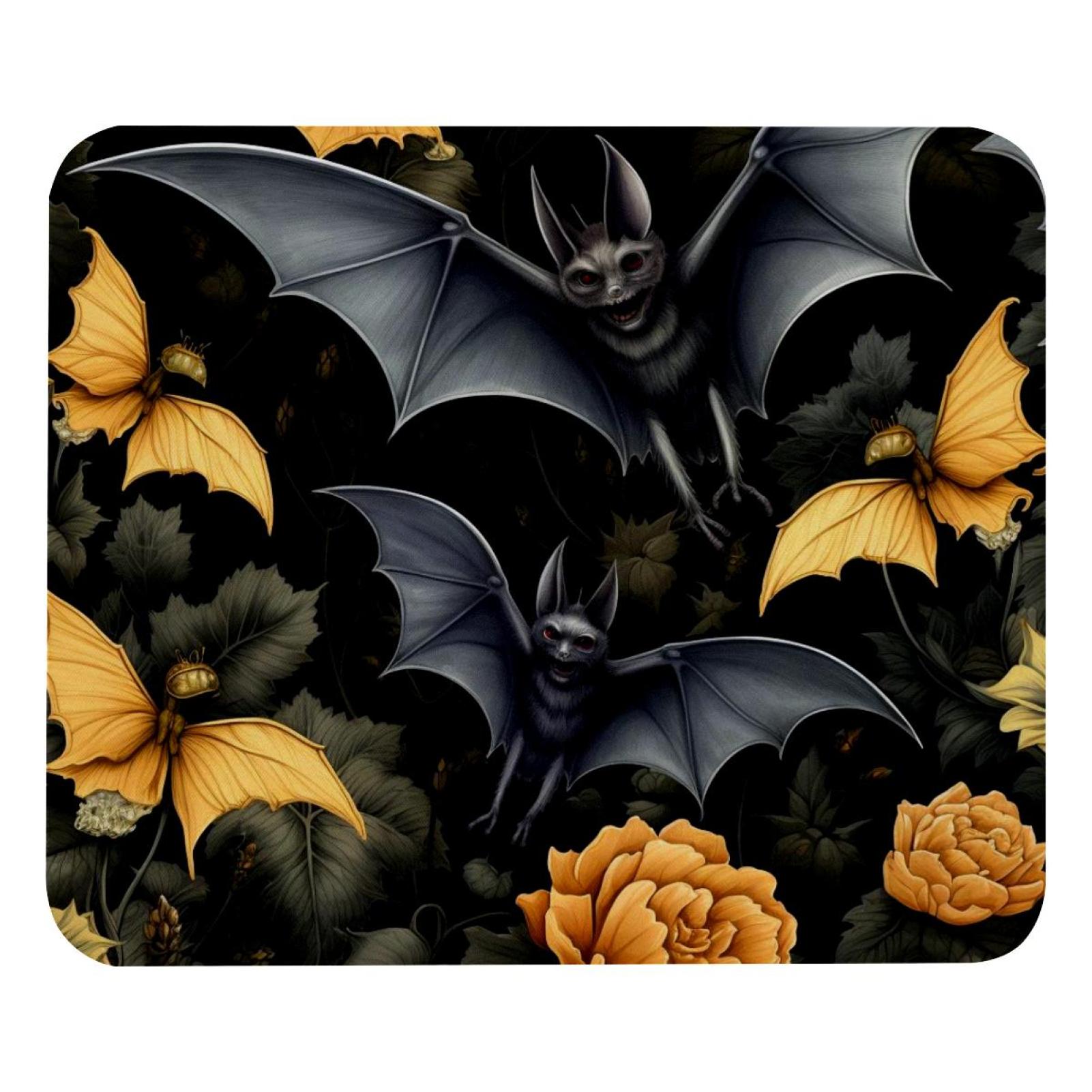Bat 8.3x9.8 Inch Square Non-Slip Rubber Bottom Mouse Pad, Desk Pad ...