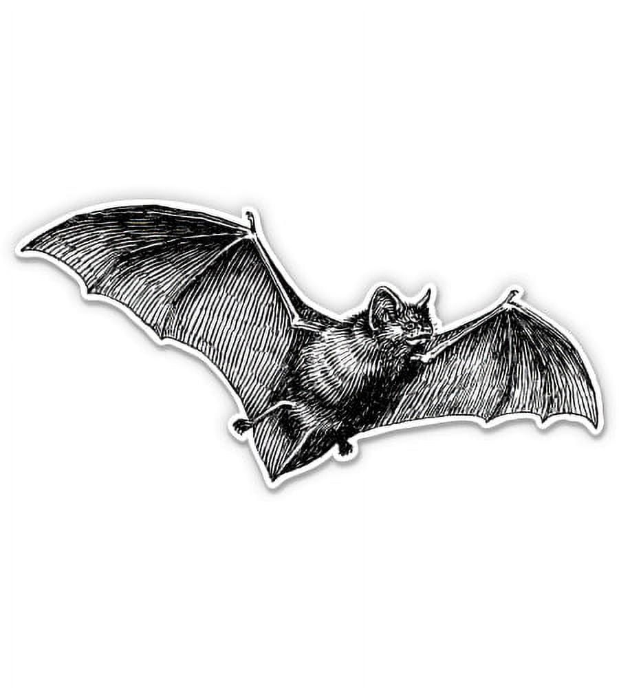 Bat - 8" Vinyl Sticker - For Car Laptop I-Pad - Waterproof Decal ...