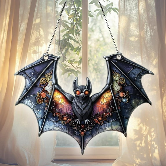 Bat Acrylic Suncatcher, Bat Ornaments, Bat Decor, Bat Gifts For Women ...