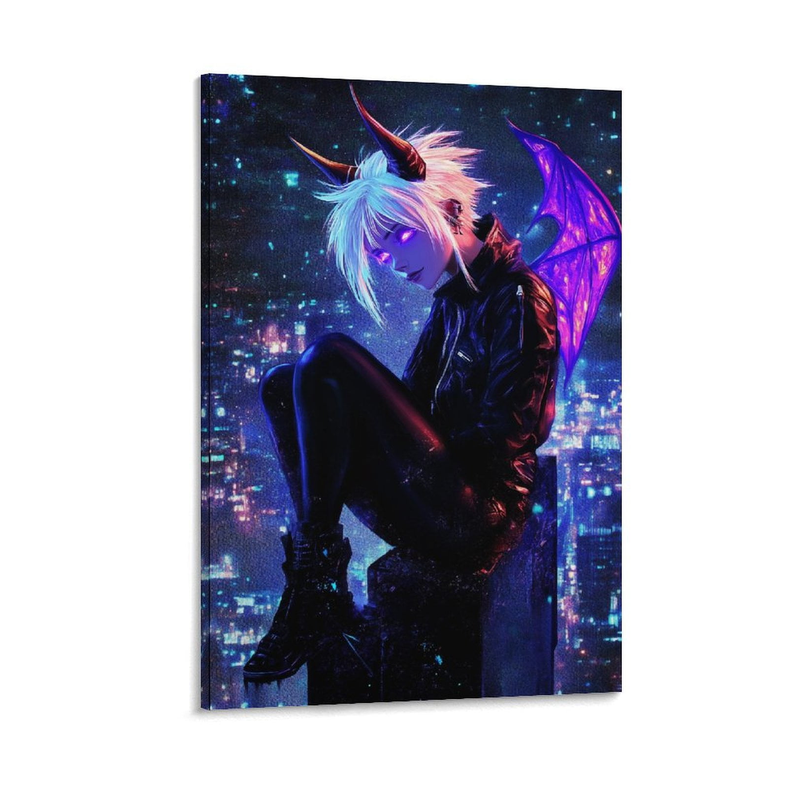 Bat Anime Boy Art Work Picture Print Wall Art Poster Painting Canvas ...