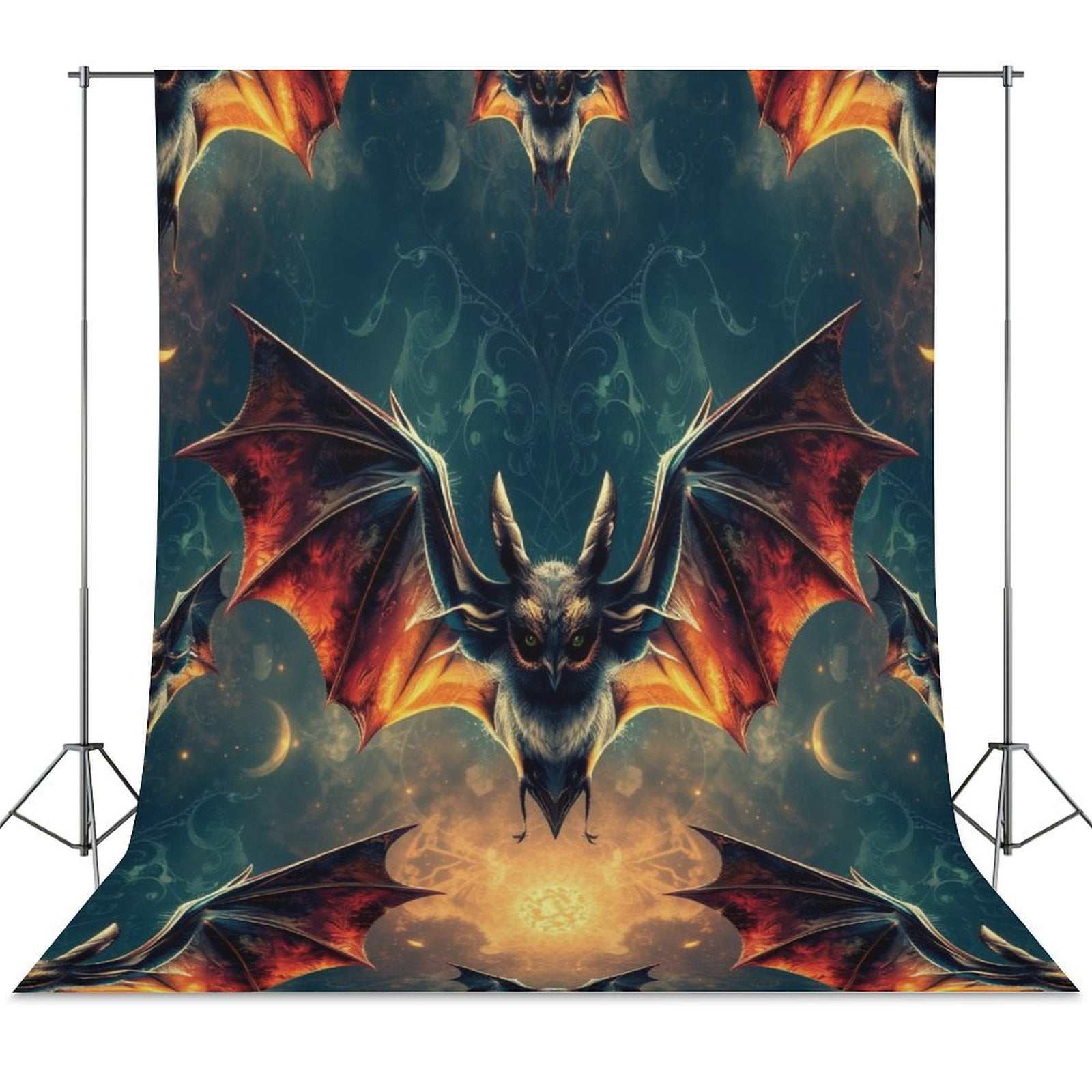 Bat Backdrop Baby Shower Newborn Portrait Girl Boy Birthday Party ...