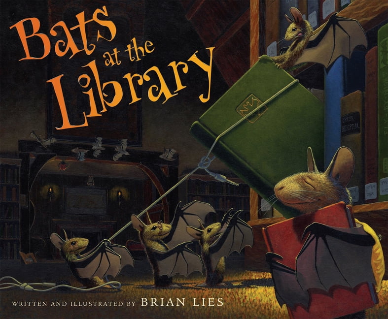 Bat Book Bats at the Library, (Hardcover) - Walmart.com