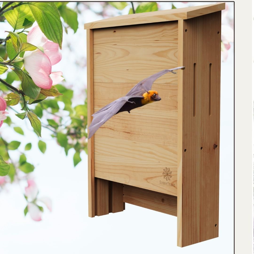Bat Boxes for Outside with Easy Grip Surfaces, Bat Houses for Outdoors ...