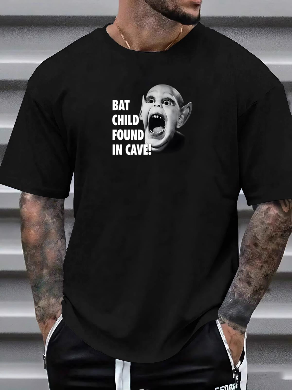 Bat Boy Found in Cave! Retro Mothman Cryptid Monster Tale Unisex T ...