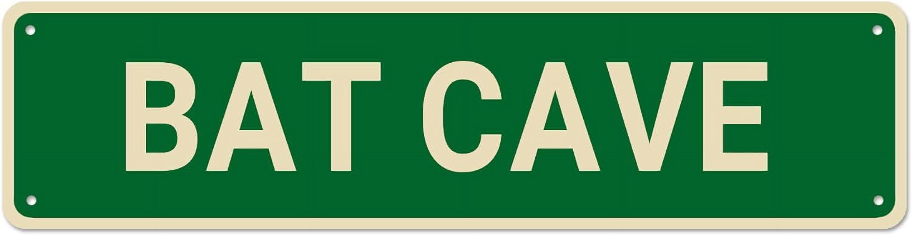 Bat Cave Sign, Bat Sign Bat Decor Bat Lover Gift, Funny Wall Decor for ...