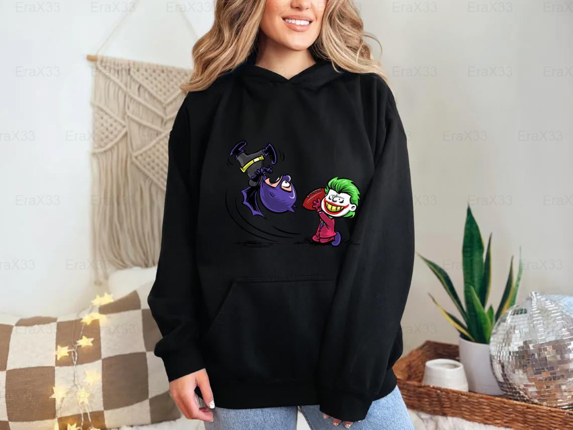 Bat Charlie Hoodie with Dark Gothic Cartoon Style, for men & women, up ...
