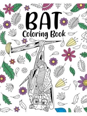 Bat Coloring Book : Bats Floral Mandala Pages, Stress Relief Zentangle ...