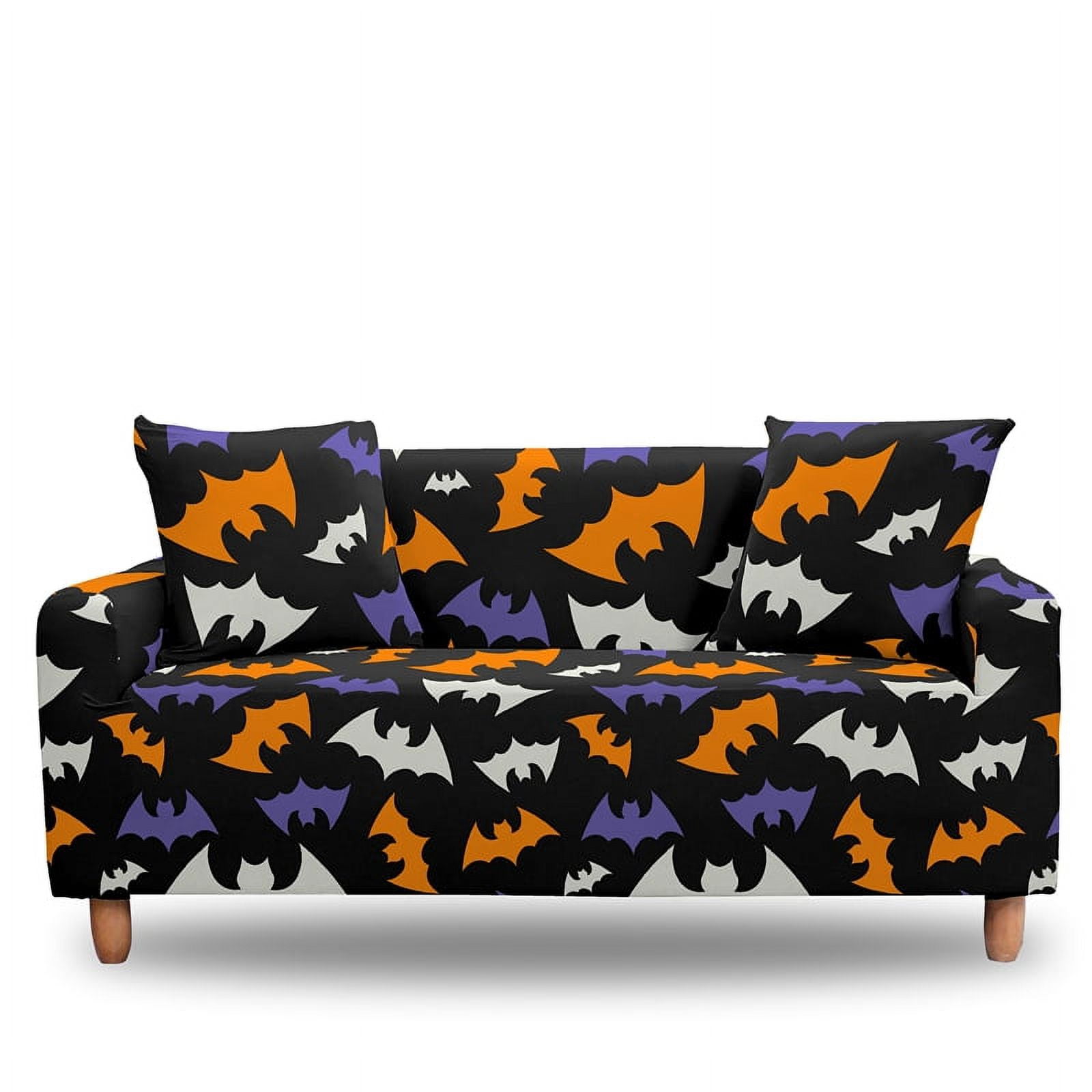 Bat Couch Cover Slip-Resistant Combination Stretch Sofa Covers For ...