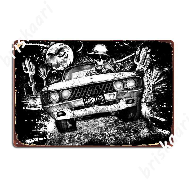 Bat Country Metal Plaque Poster Design Garage Club Wall Cave Plaques ...