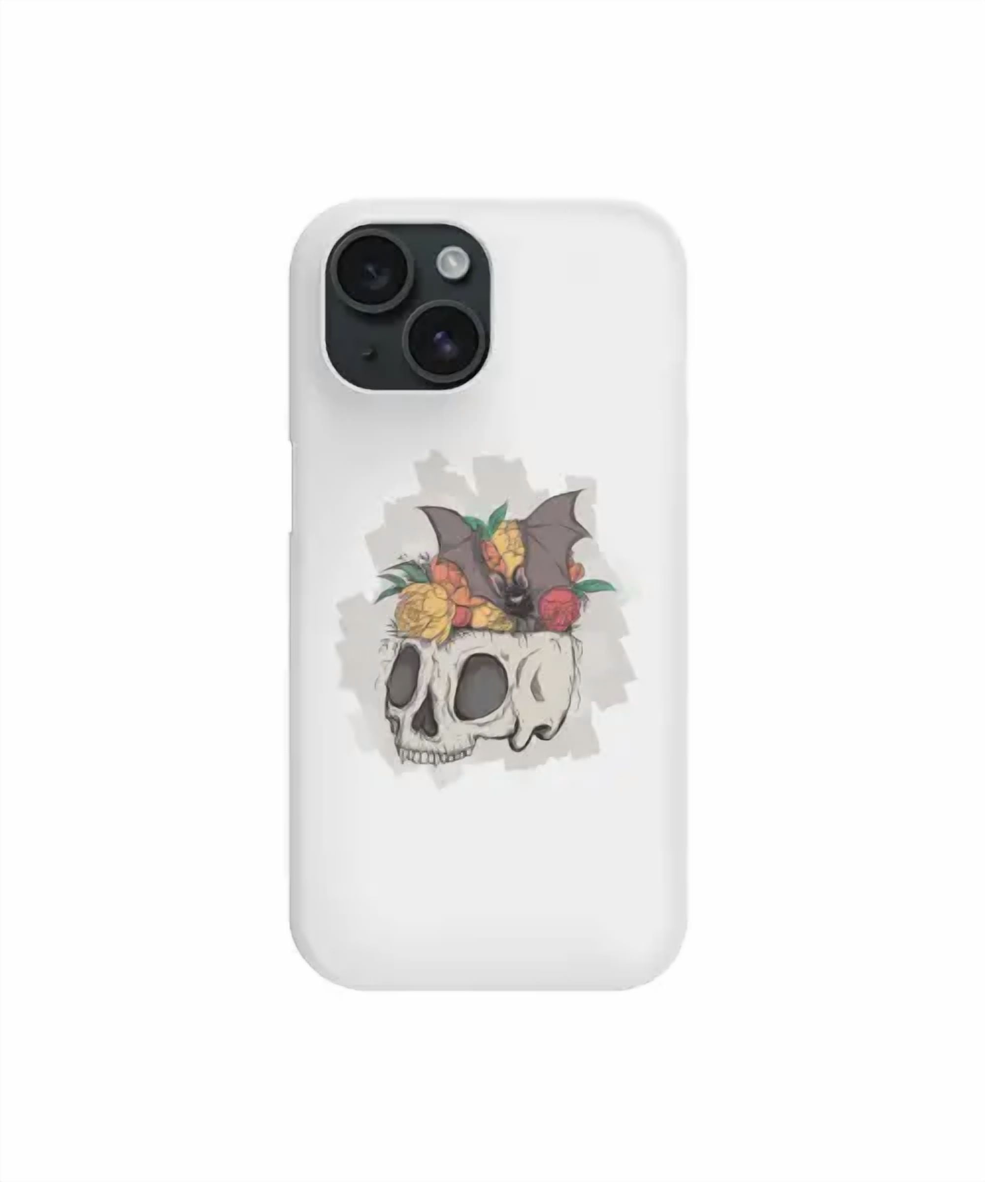 Bat Crazy Funny Animal Pun Spooky Cute Phone Case for iPhone 16 15 14 ...